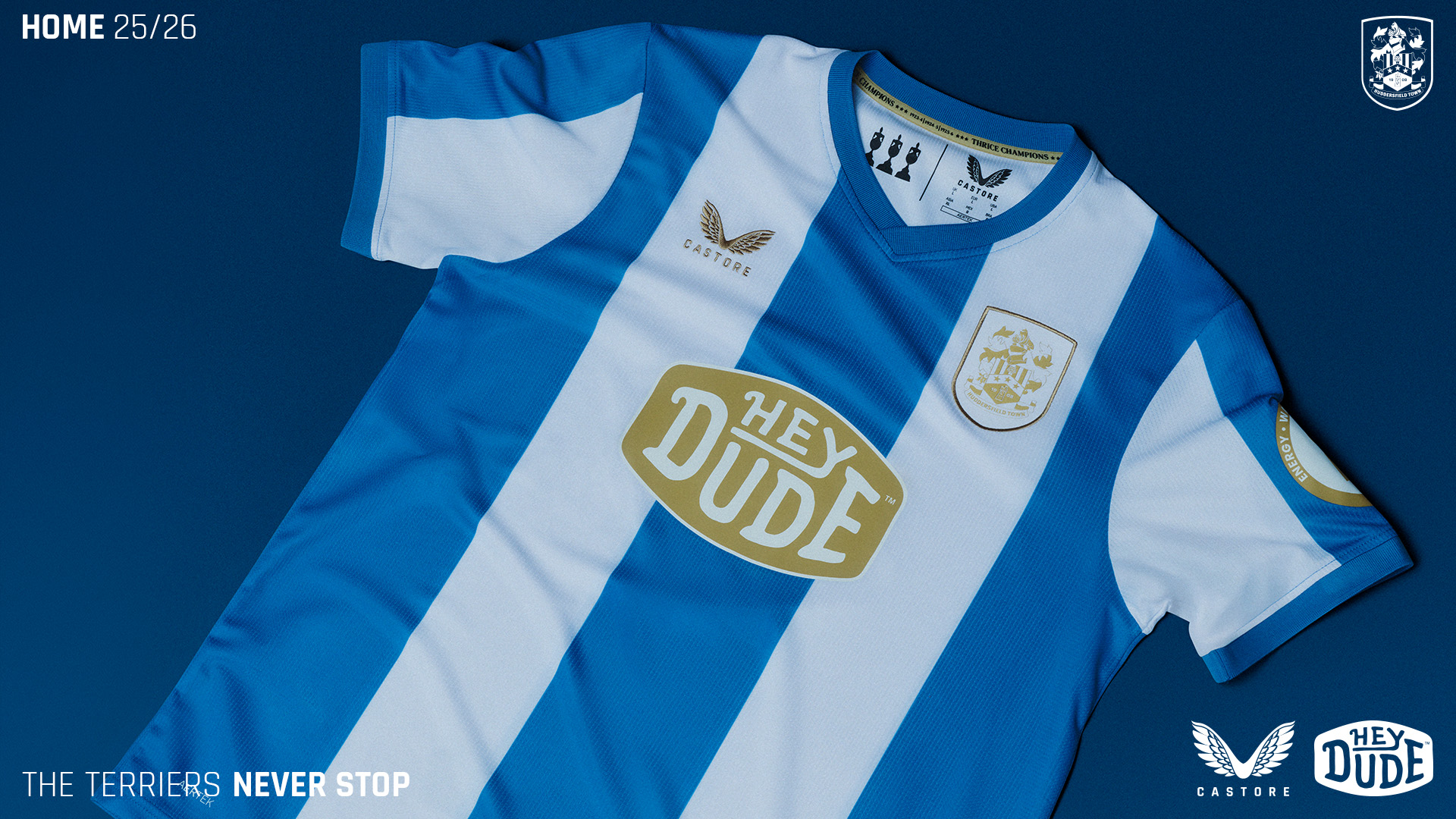 Huddersfield Town unveil new 2025/26 home kit