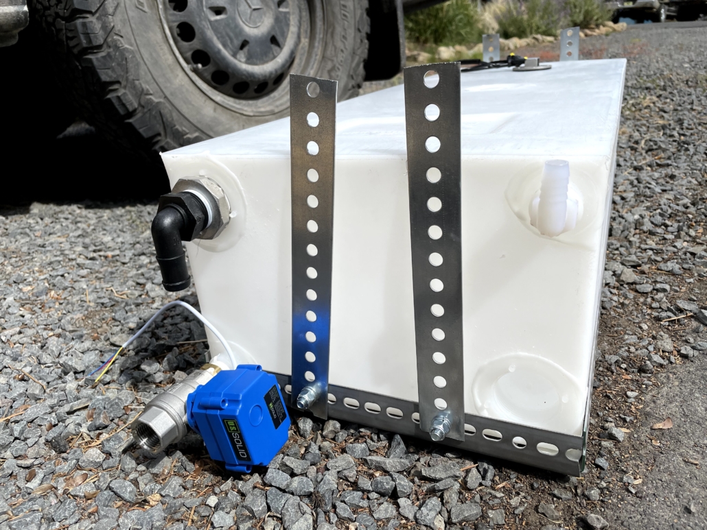 Installing a DIY Gray Water System Under My Sprinter Van