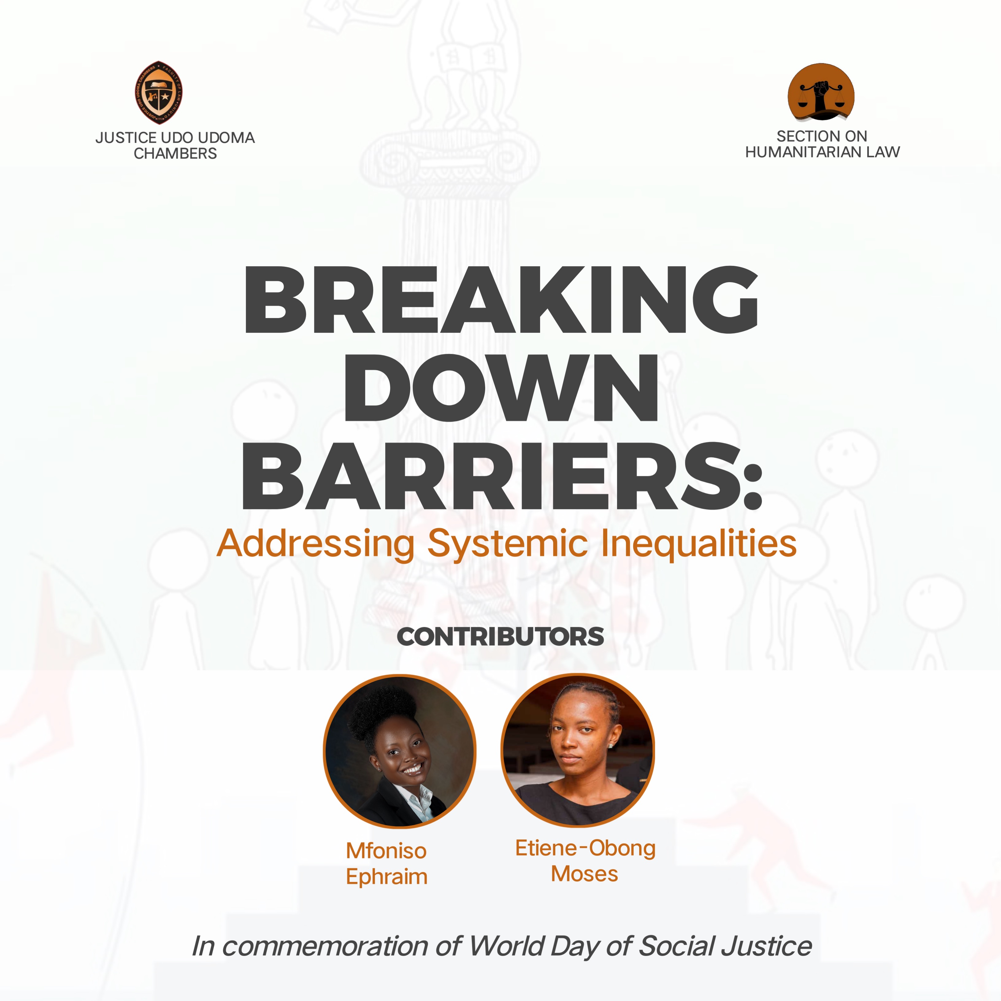 BREAKING DOWN BARRIERS: Addressing Systemic Inequalities.