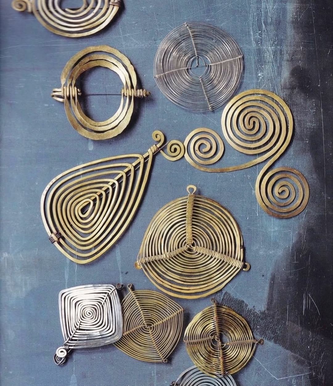 Rose Florence on Substack: "Calder on the collar. Hand-hammered brooches of Alexander Calder ...