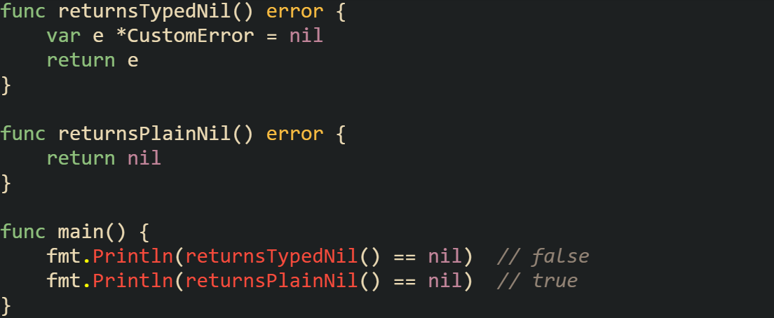 Interface Nil Checks in Go - Alexander Obregon's Substack