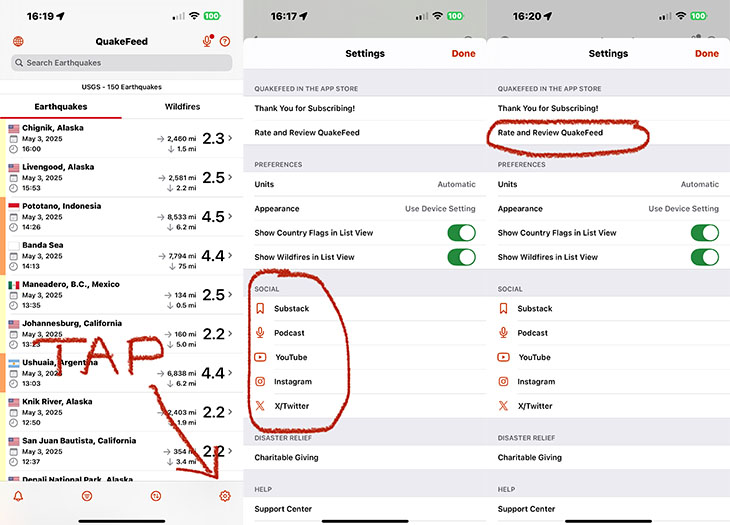 QuakeFeed v6.5.3 - Earthquake! by QuakeFeed