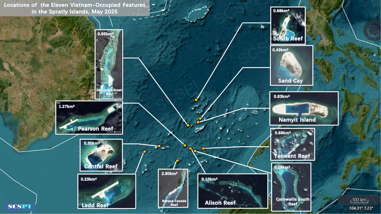 Vietnam's Massive Reclamation in the Spratly Islands