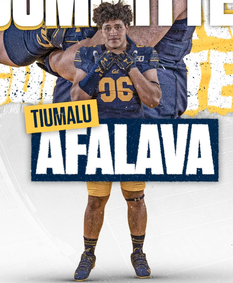 Cal loses DL Tiumalu Afalava to the transfer portal