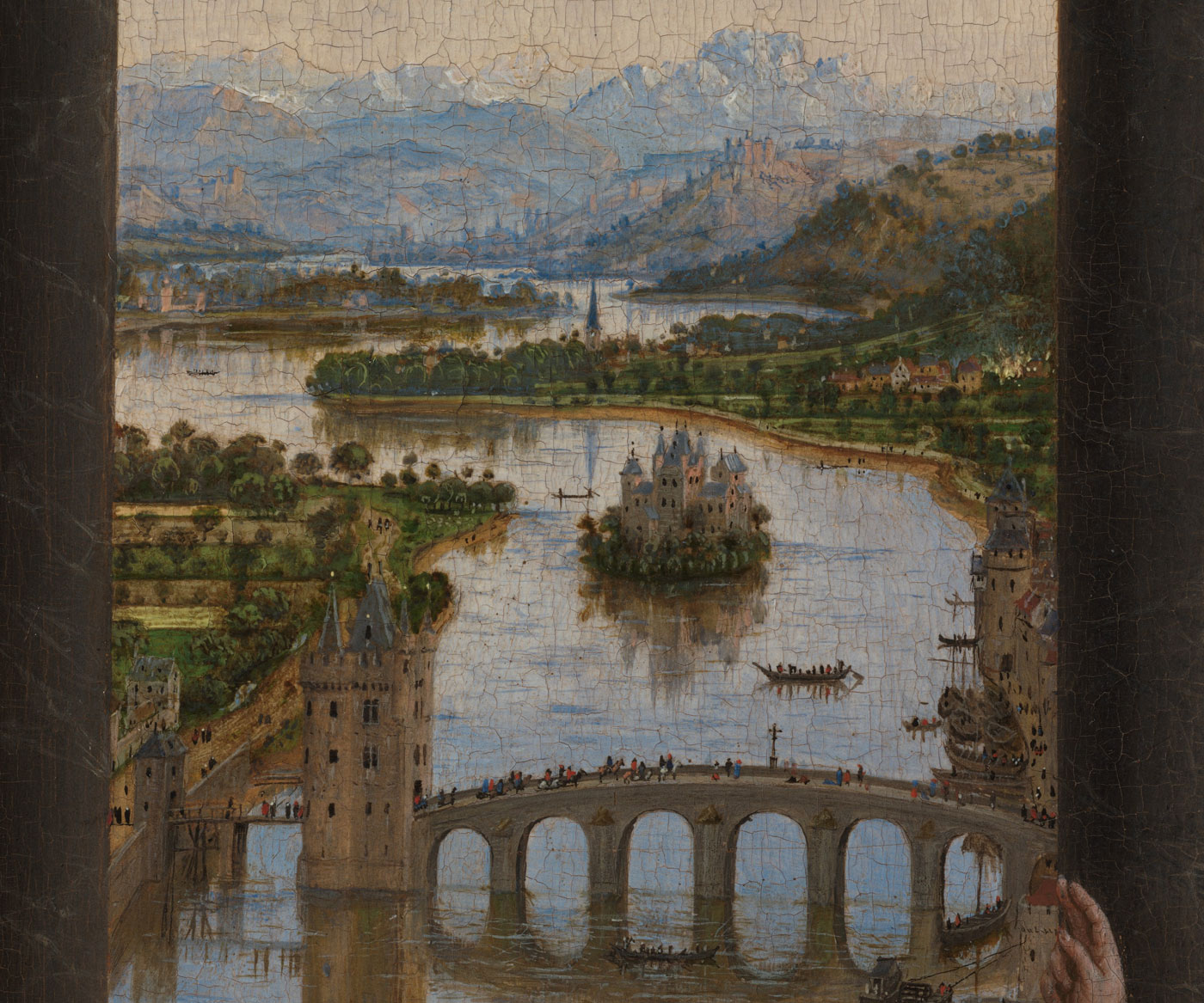 Exploring van Eyck's Madonna of Chancellor Rolin up close