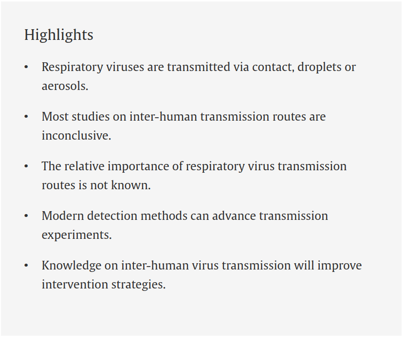 ZERO Evidence of Transmission of Respiratory “Viruses” - ScienceDirect