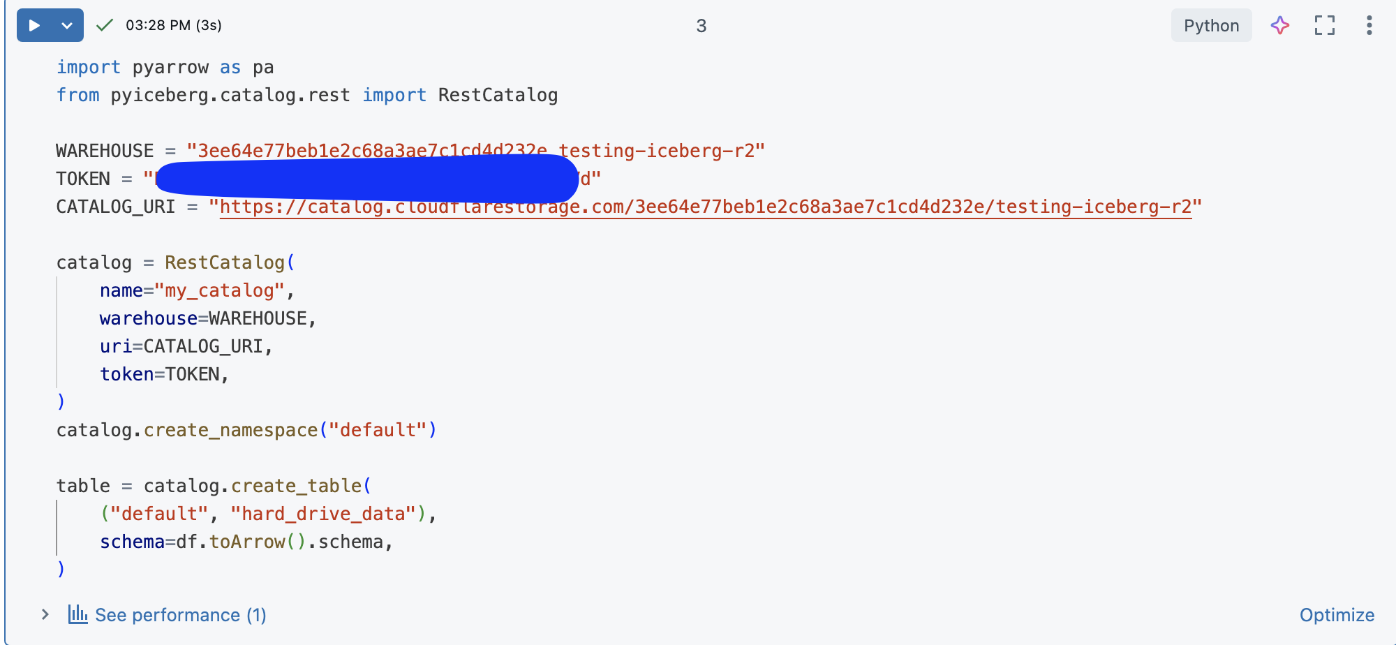 Cloudflare R2 + Apache Iceberg + R2 Data Catalog + Daft