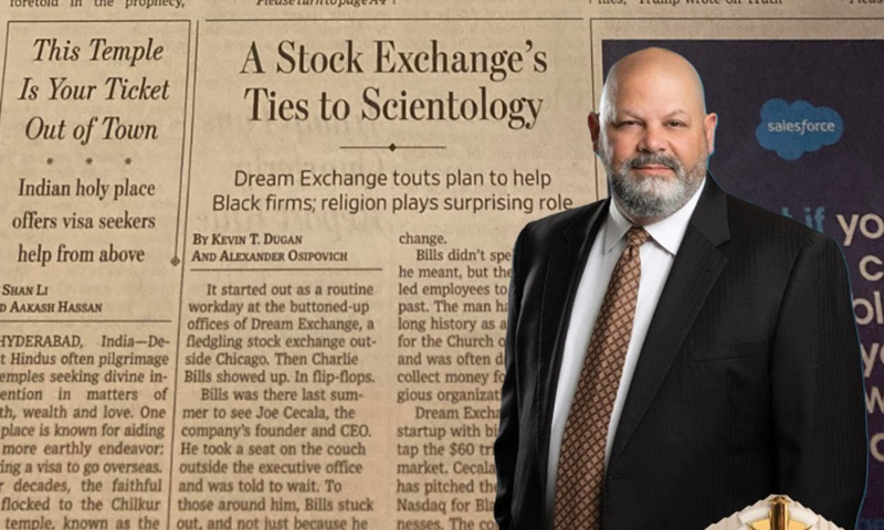 Wall Street Journal unmasks startup’s troubling Scientology ties