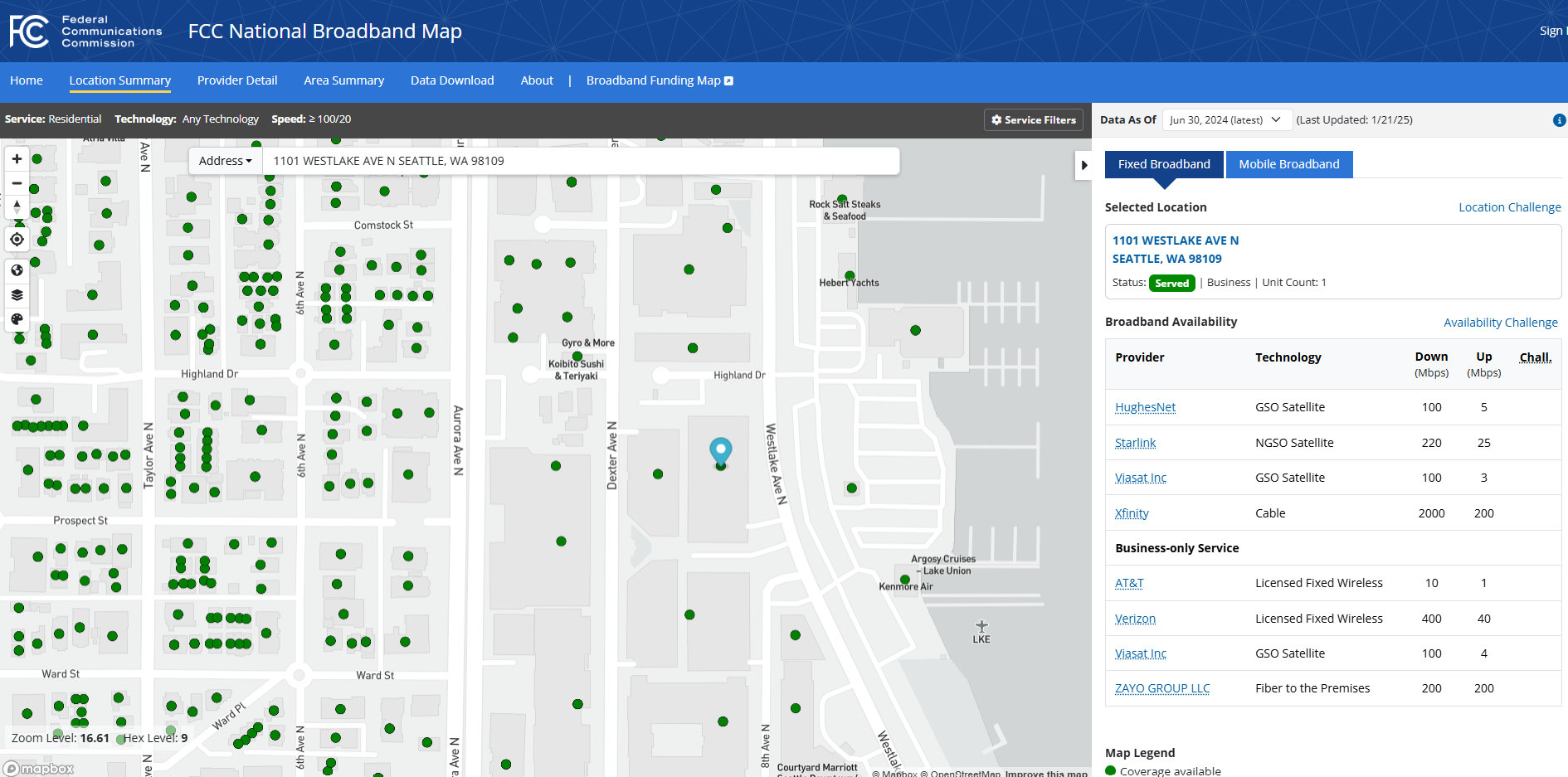 Overview of the National Fabric: Location Data Powering the Broadband ...