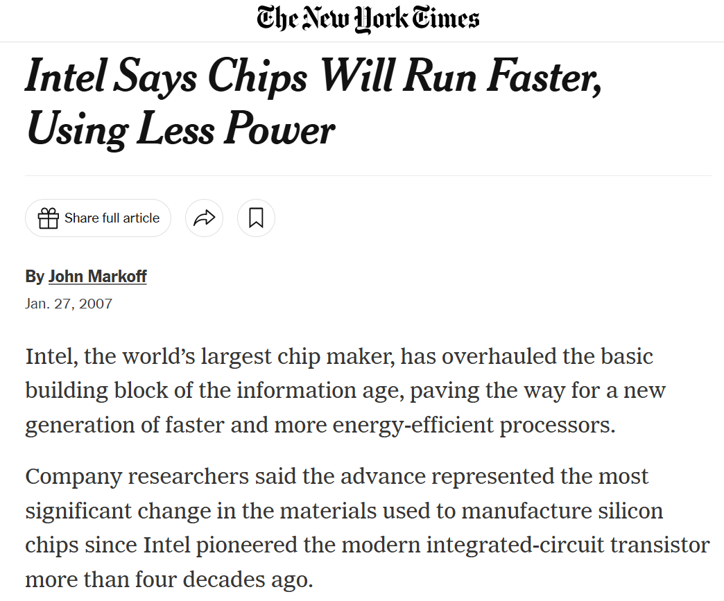 The Incredible Shrinking Transistor