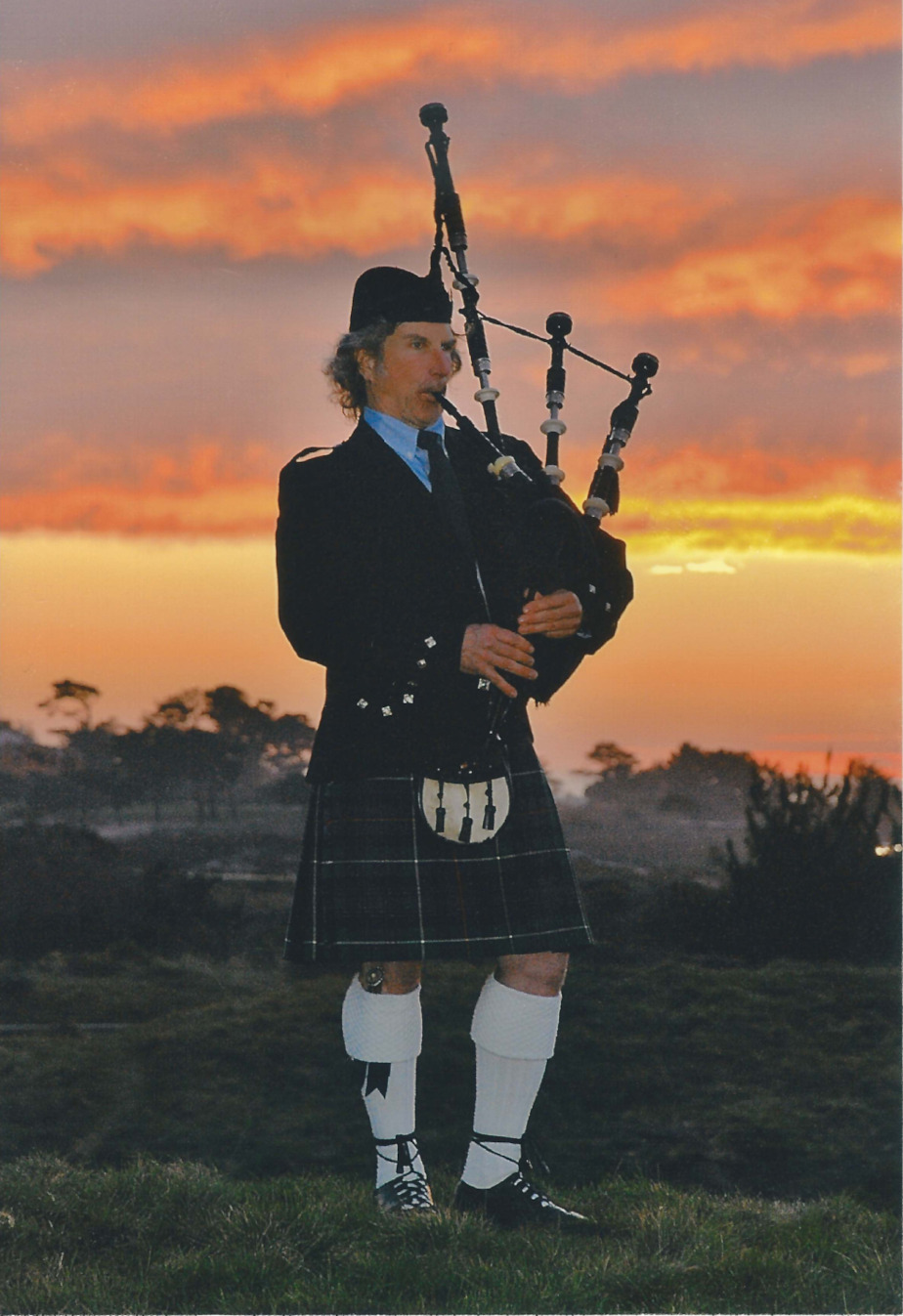 Rain or Shine, Seven Days a Week, Bagpipes Echo Across Spanish Bay