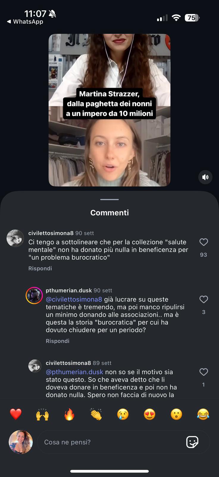 La replica di Amabile sulla vicenda di Sara e le mie domande