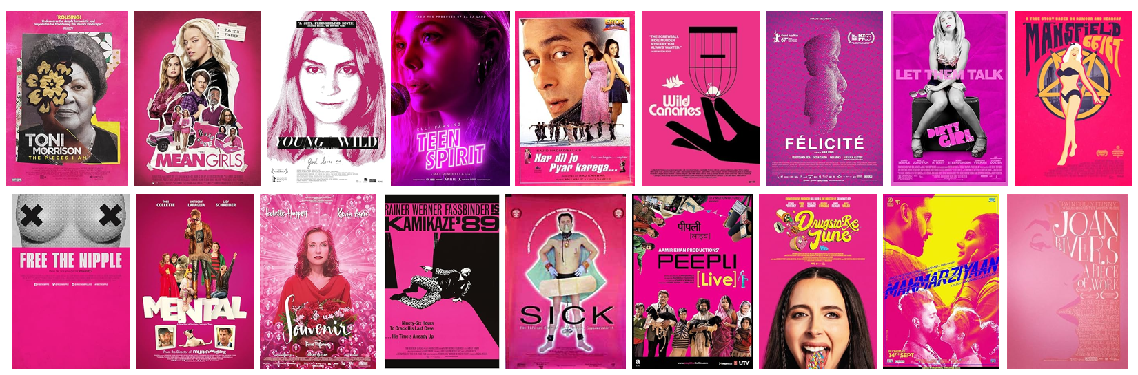 Which colours dominate movie posters and why?