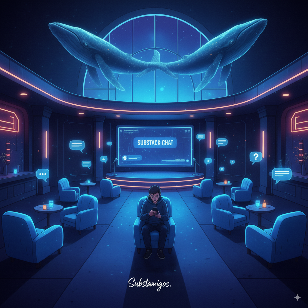 El club fantasma: ¿Por qué nadie habla en tu chat de Substack?