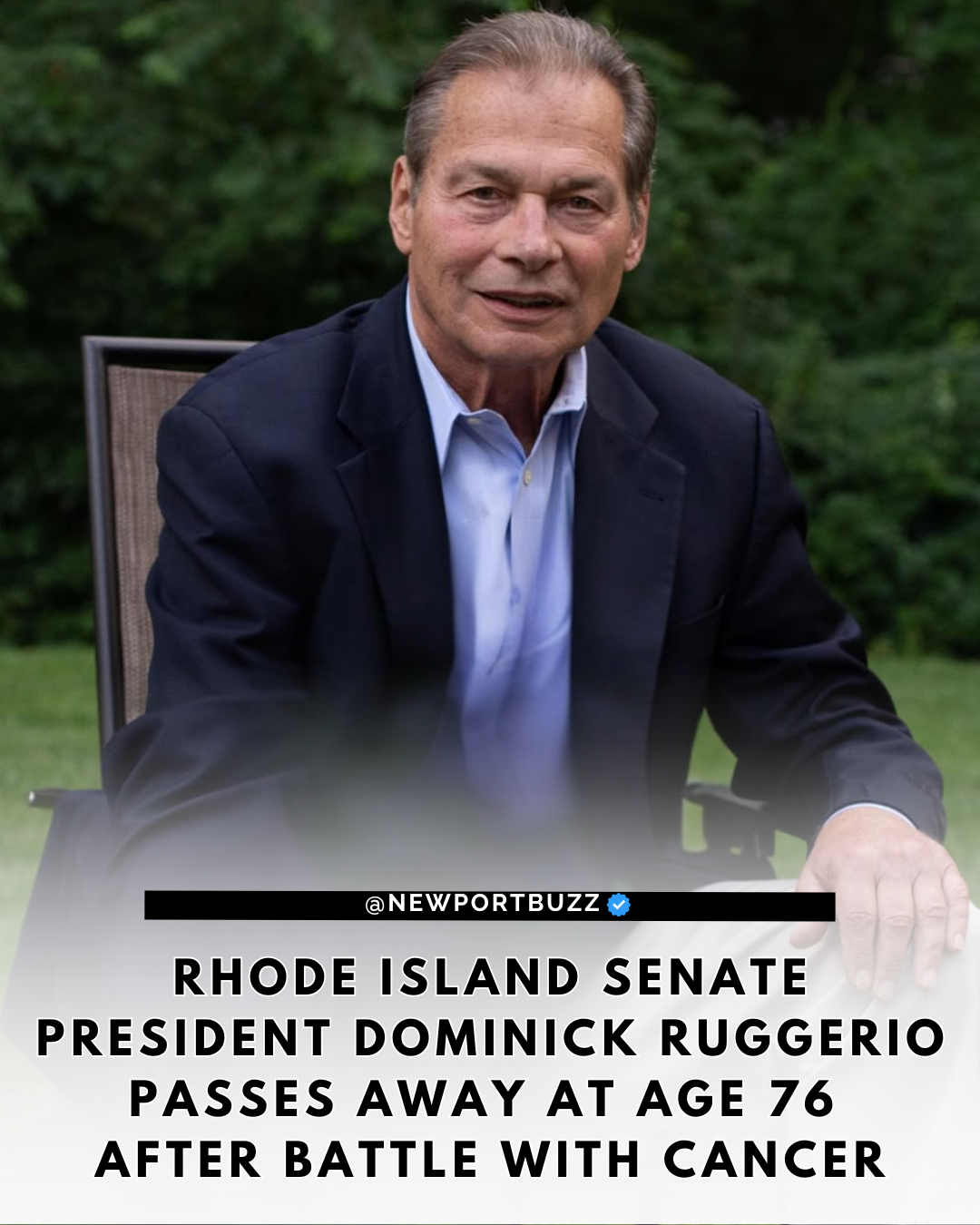 BREAKING: Rhode Island Senate President Dominick Ruggerio Dies at 76 ...