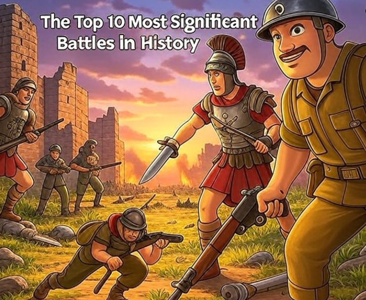 The Top 10 most significant battles in history.
