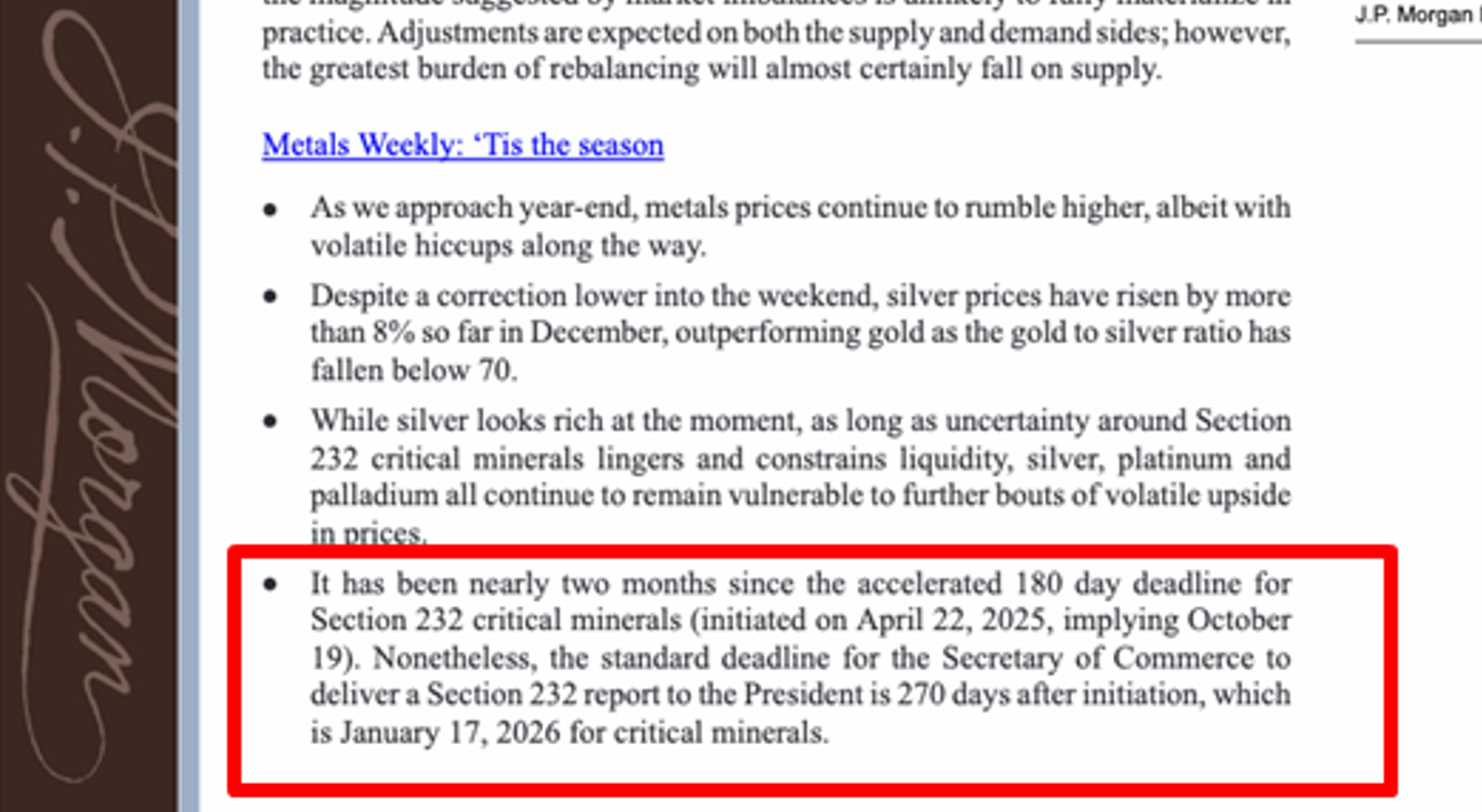 Silver: Who is Front-Running the US 232-Tariff Decision?