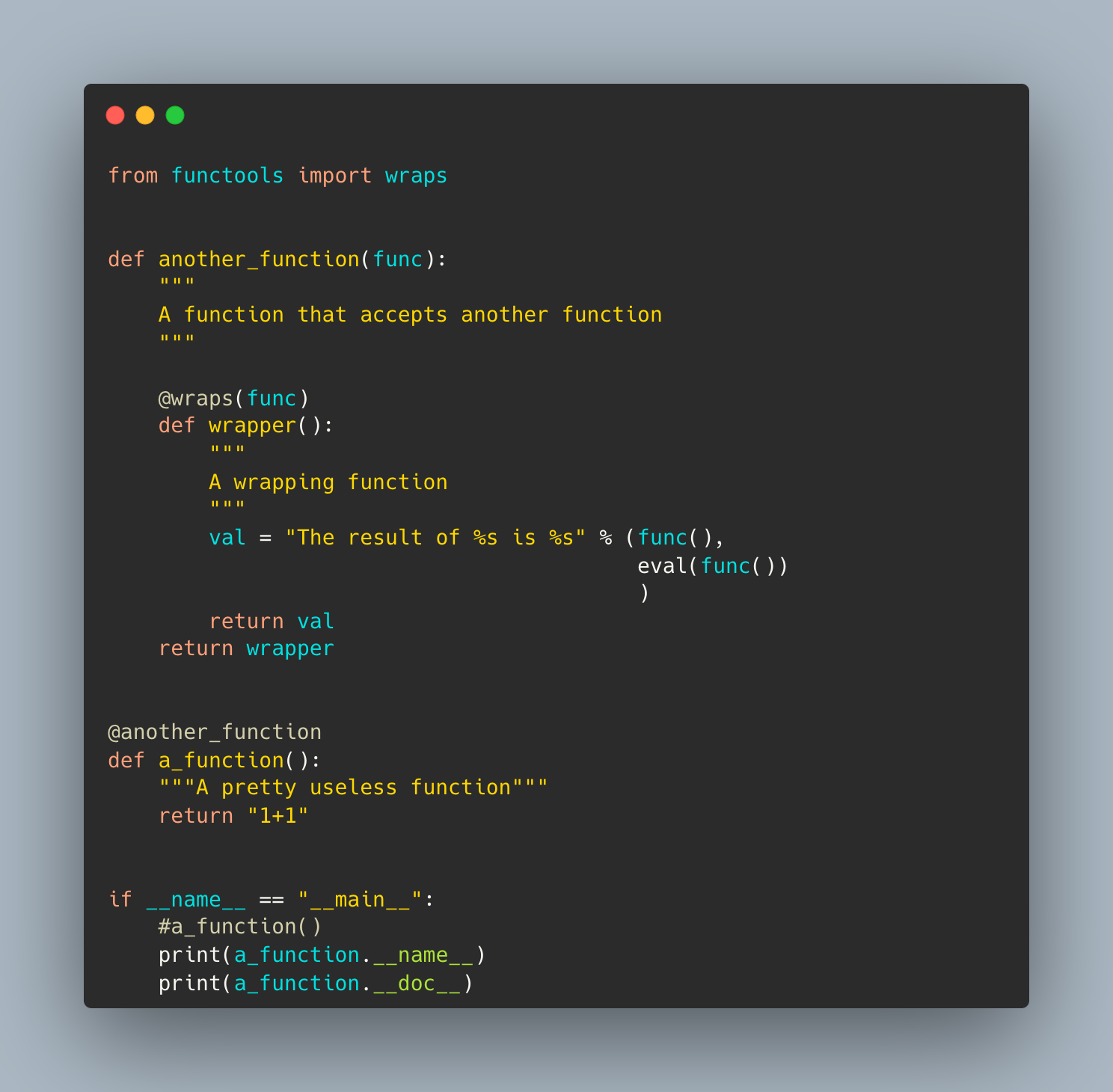 Python 201 - How to use functools.wraps - by Mike Driscoll