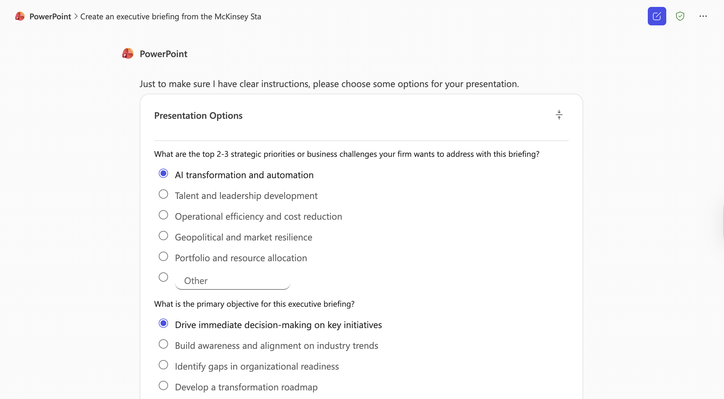 Agent Mode in PowerPoint - by Alex Banks - The Signal