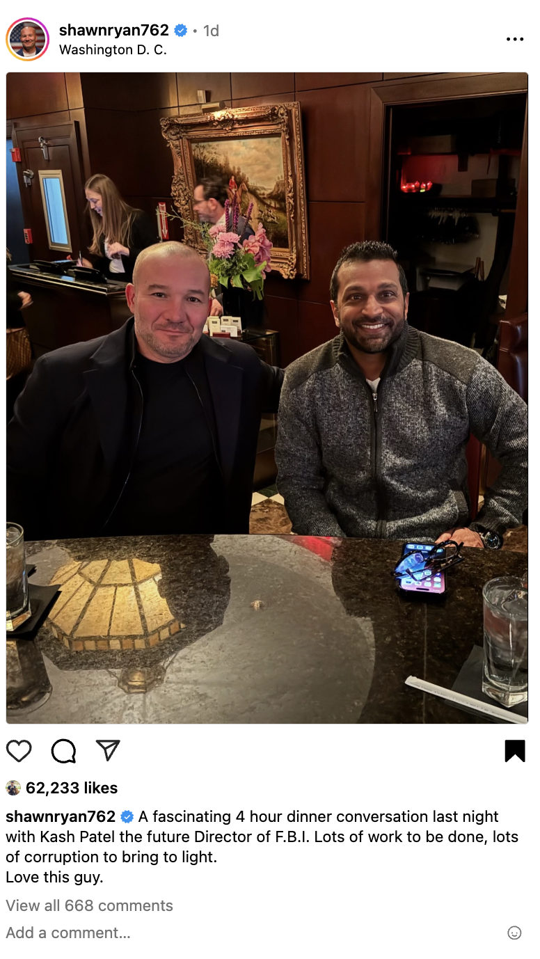 Seth Hettena (@theiceman): "Ex-SEAL Shawn Ryan (aka Sean Palmisano ...