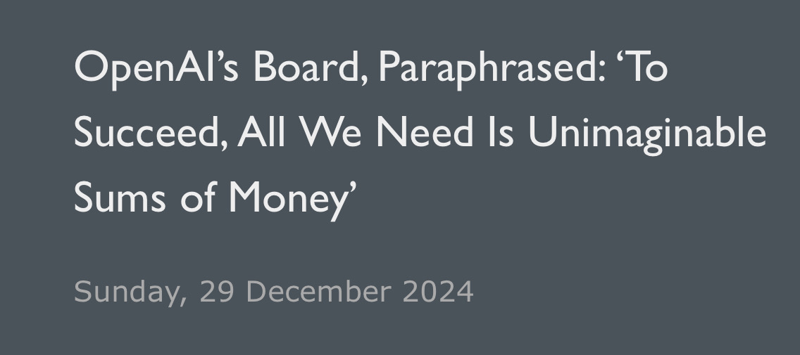 Ted Gioia on Substack: "I’ve often felt the same."