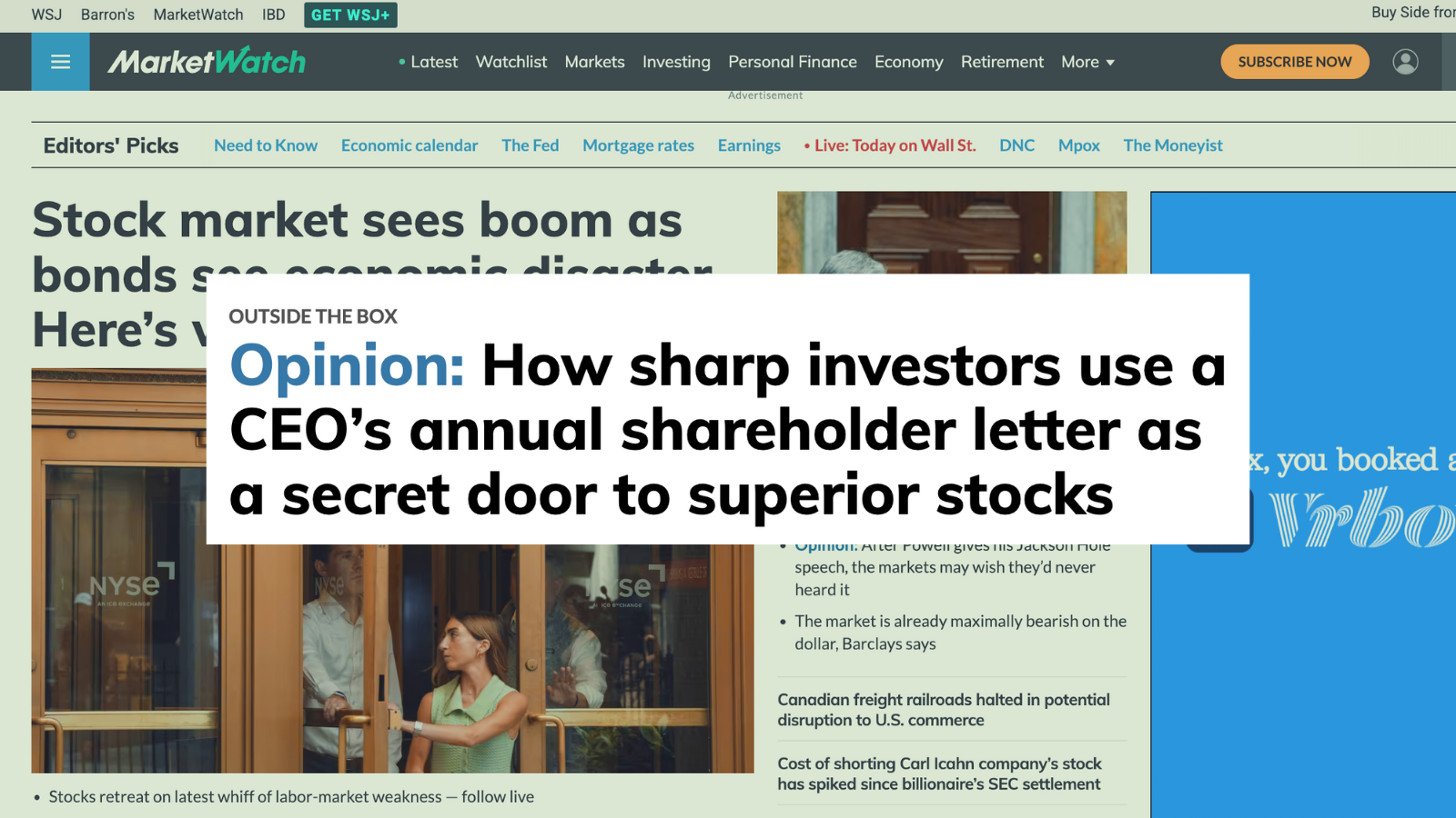 The Art of an Effective Shareholder Letter: Turning Numbers into Narratives