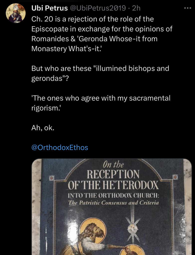 Concerns: Fr. Peter Heers, Orthodox Ethos, and the Book on Reception of ...