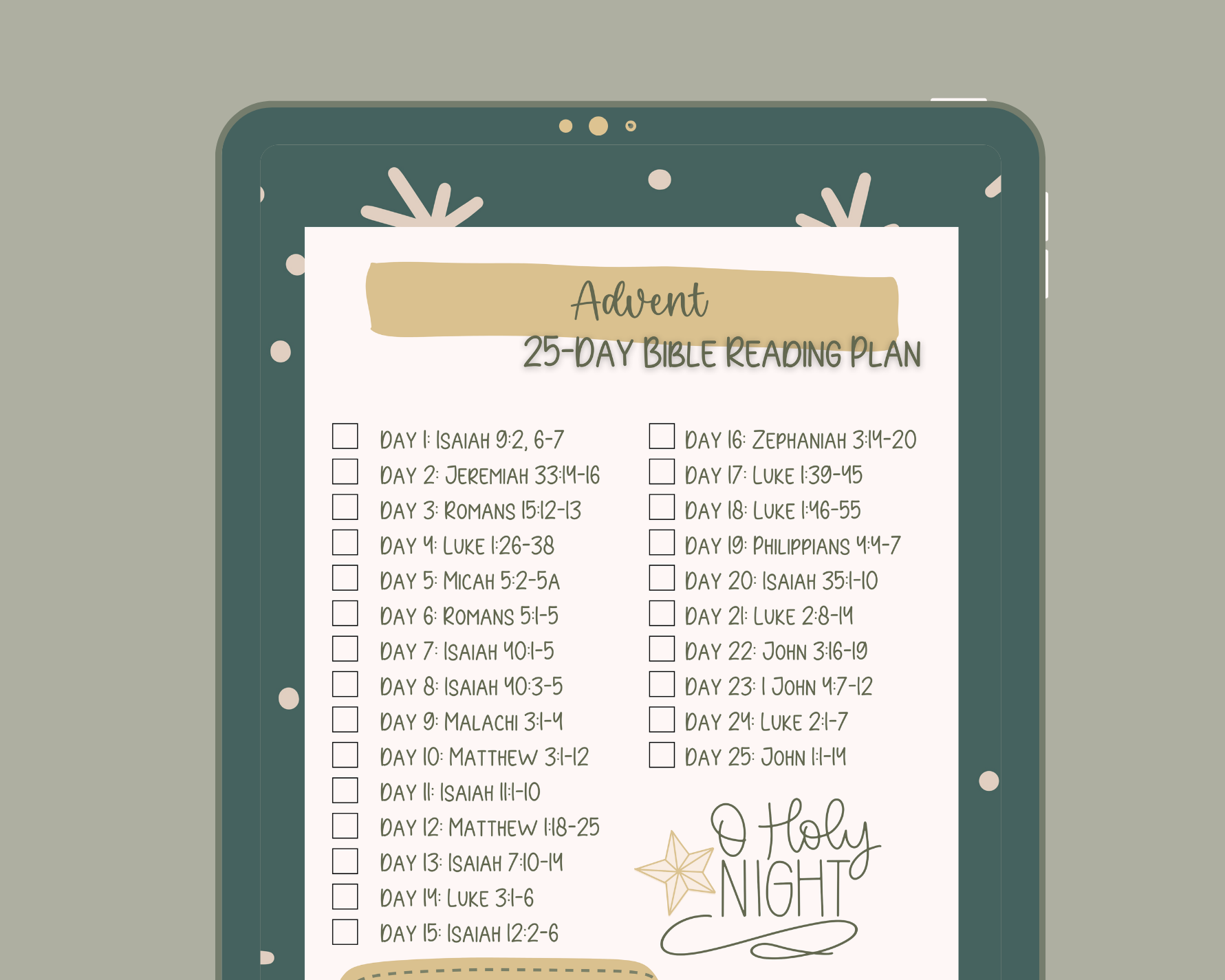 A 25-Day Advent Reading Plan: Preparing Our Hearts for Christ