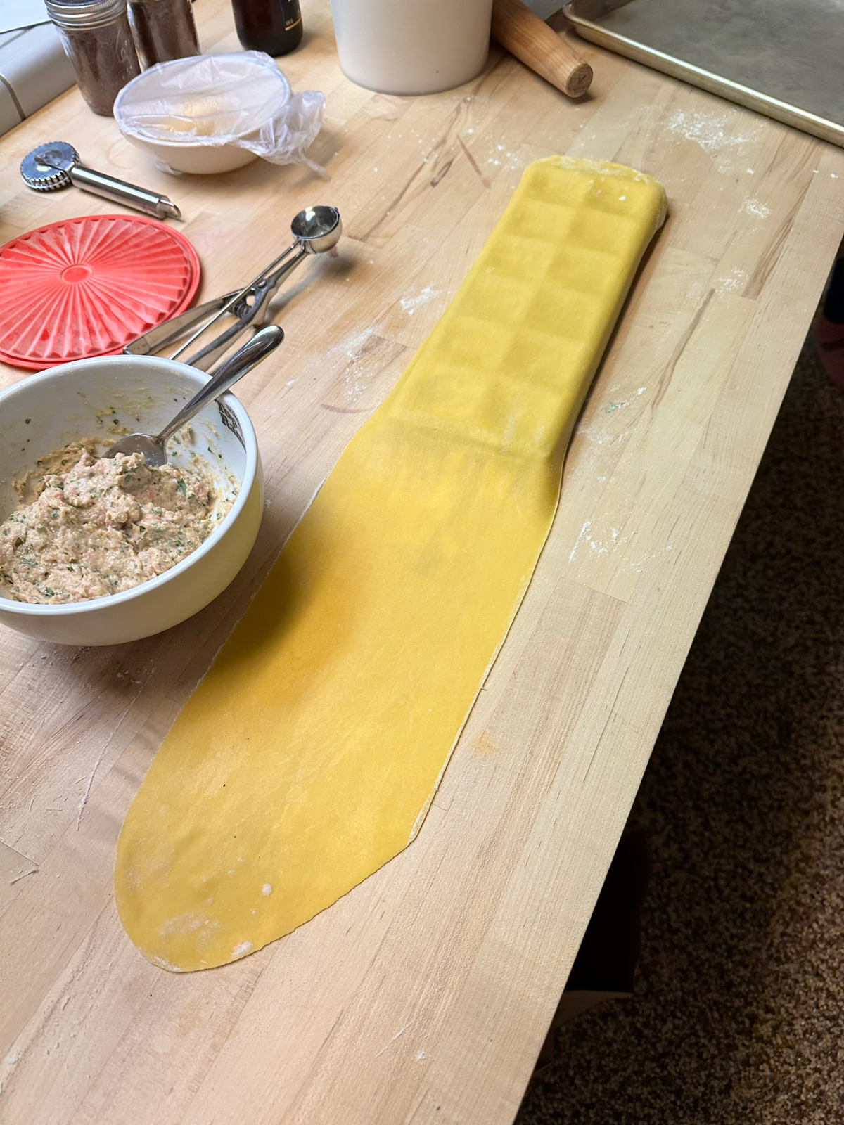 Recipe: Thanksgiving Ravioli With Meat Filling (Beef and Pork)