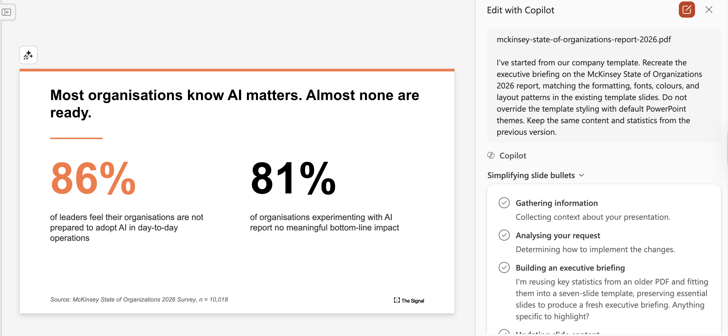 Agent Mode in PowerPoint - by Alex Banks - The Signal
