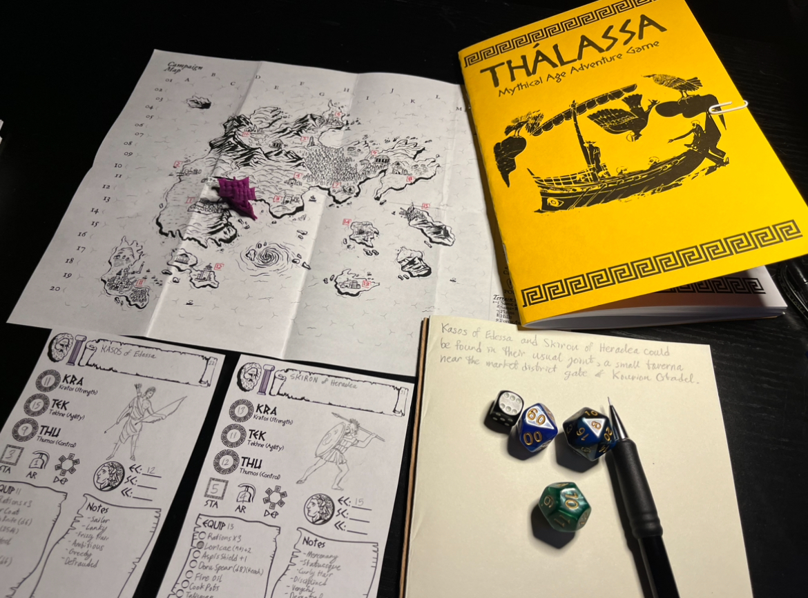 Hunt for the Gorgon's Eye: Solo RPG Actual Play set in the 'Isles of the Sea-Kings'