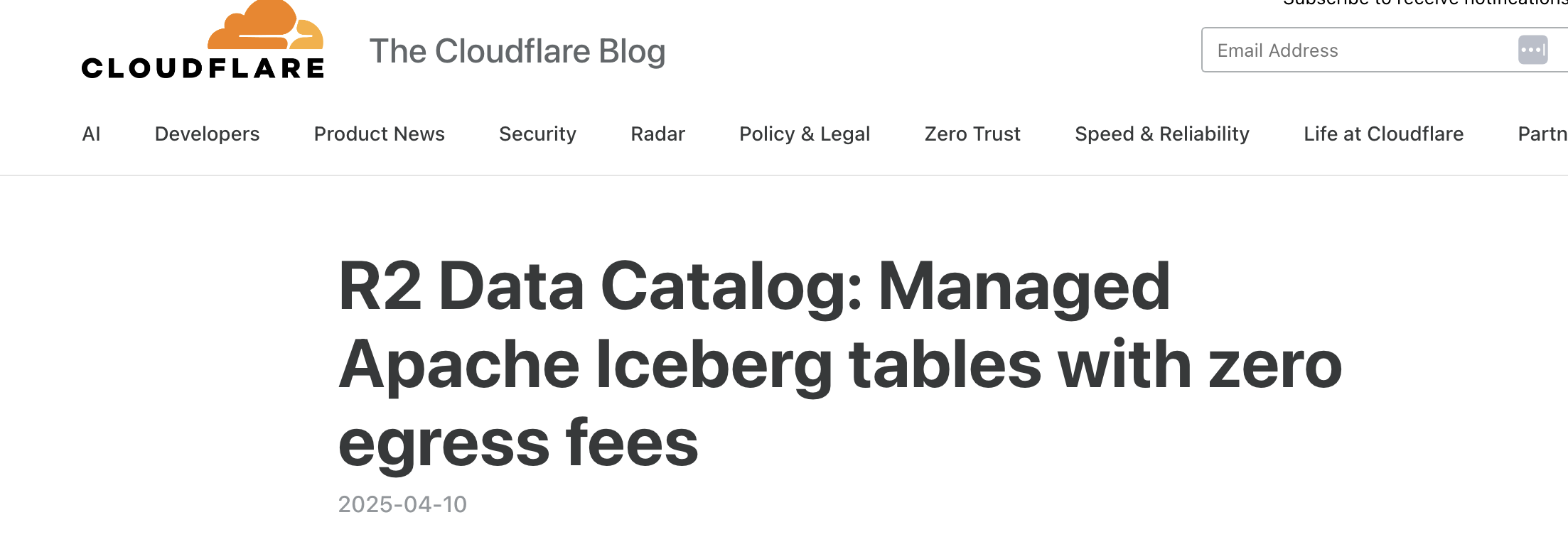 Cloudflare R2 + Apache Iceberg + R2 Data Catalog + Daft