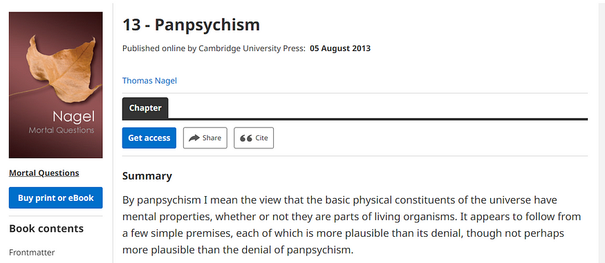 The Recent Rise of “Analytic Panpsychism”: 1996 to 2022