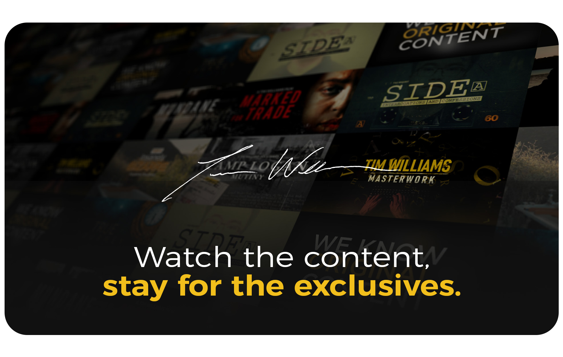 The Art of the Still Frame - Tim Williams Masterwork