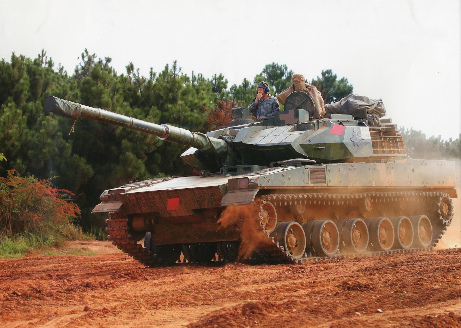 Type 15 Light Tank - Vermilion China