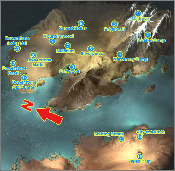 Redrawing My 'Fable' Fan-map from 5 Years Ago - by Dewi