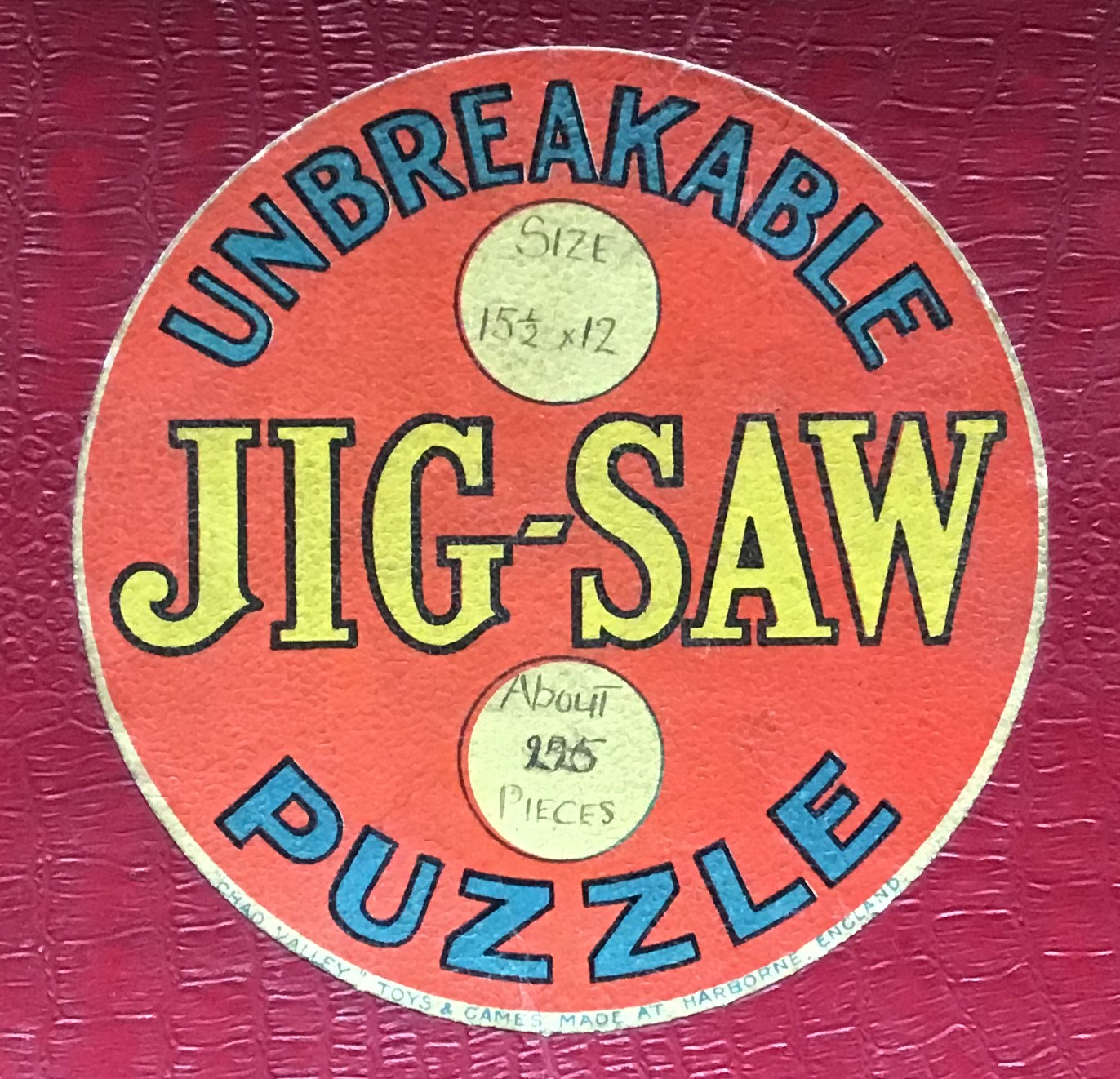 30. Vintage puzzles made by Chad Valley - by Bill Huot