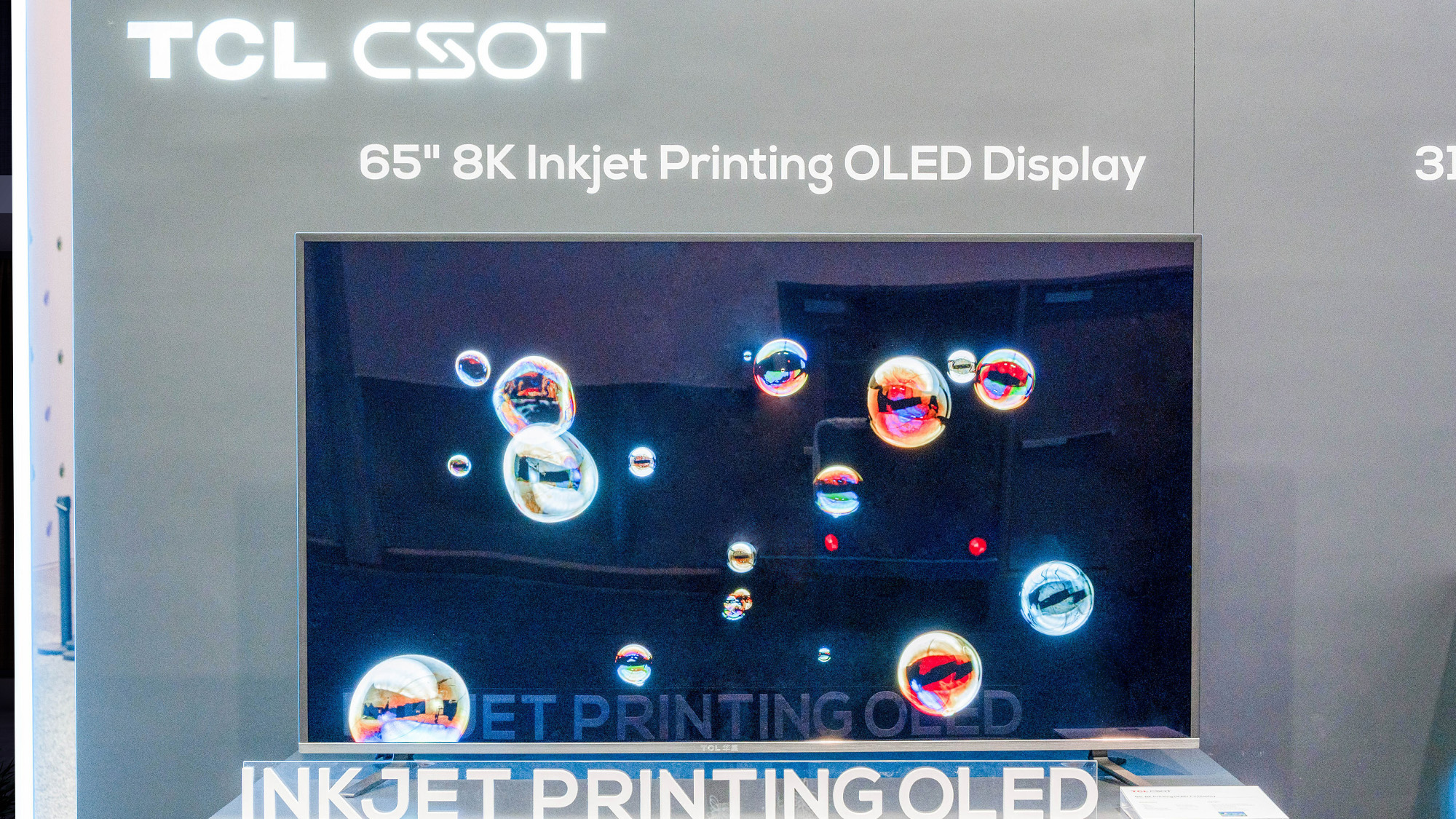 TCL showcased an inkjet-printed OLED TV at CES 2023