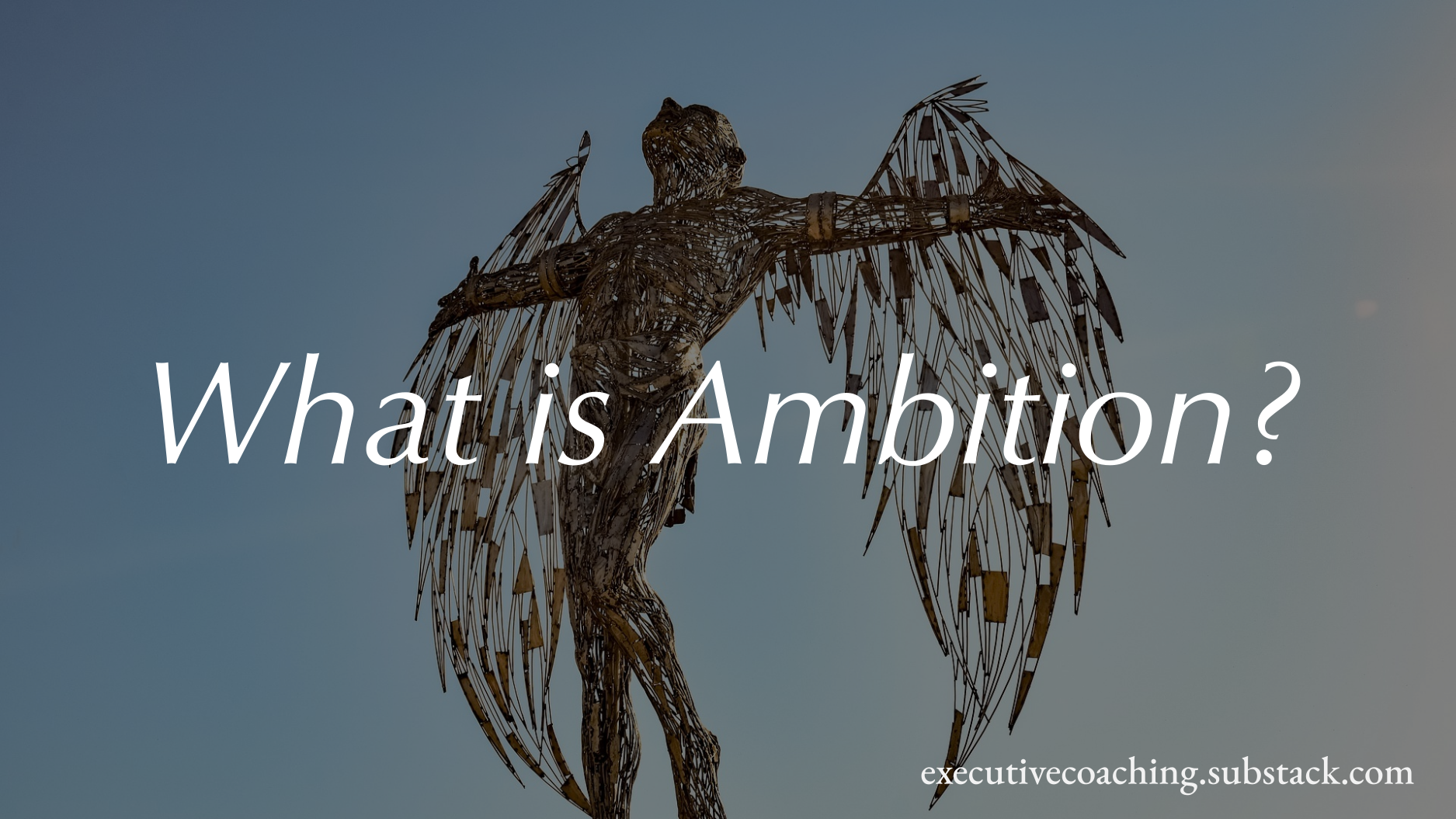 What is Ambition? - by Jon D'Alessandro
