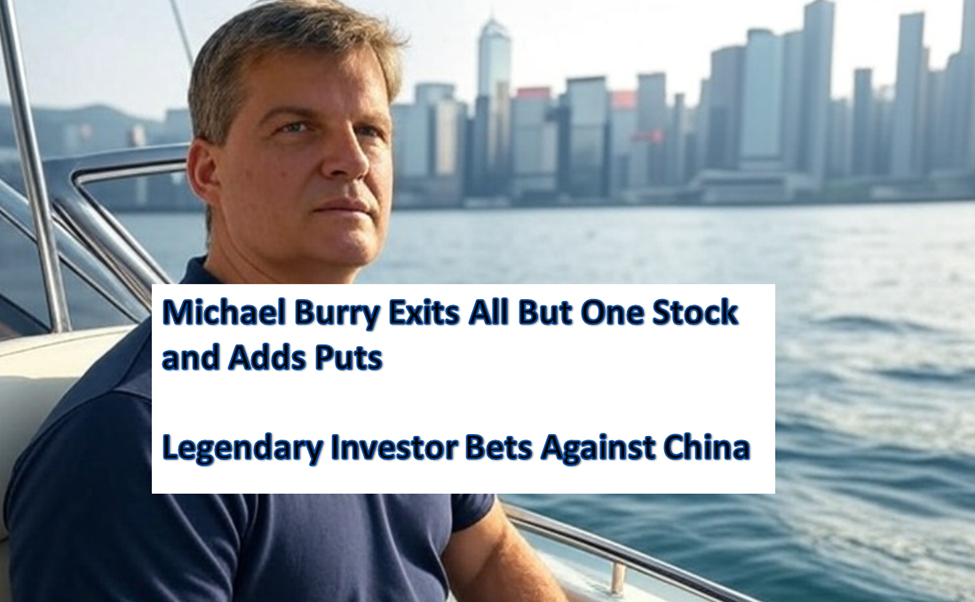 Michael Burry Exits All But One Stock and Adds Puts