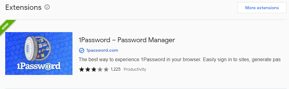Installing and Using the 1Password Chrome Extension