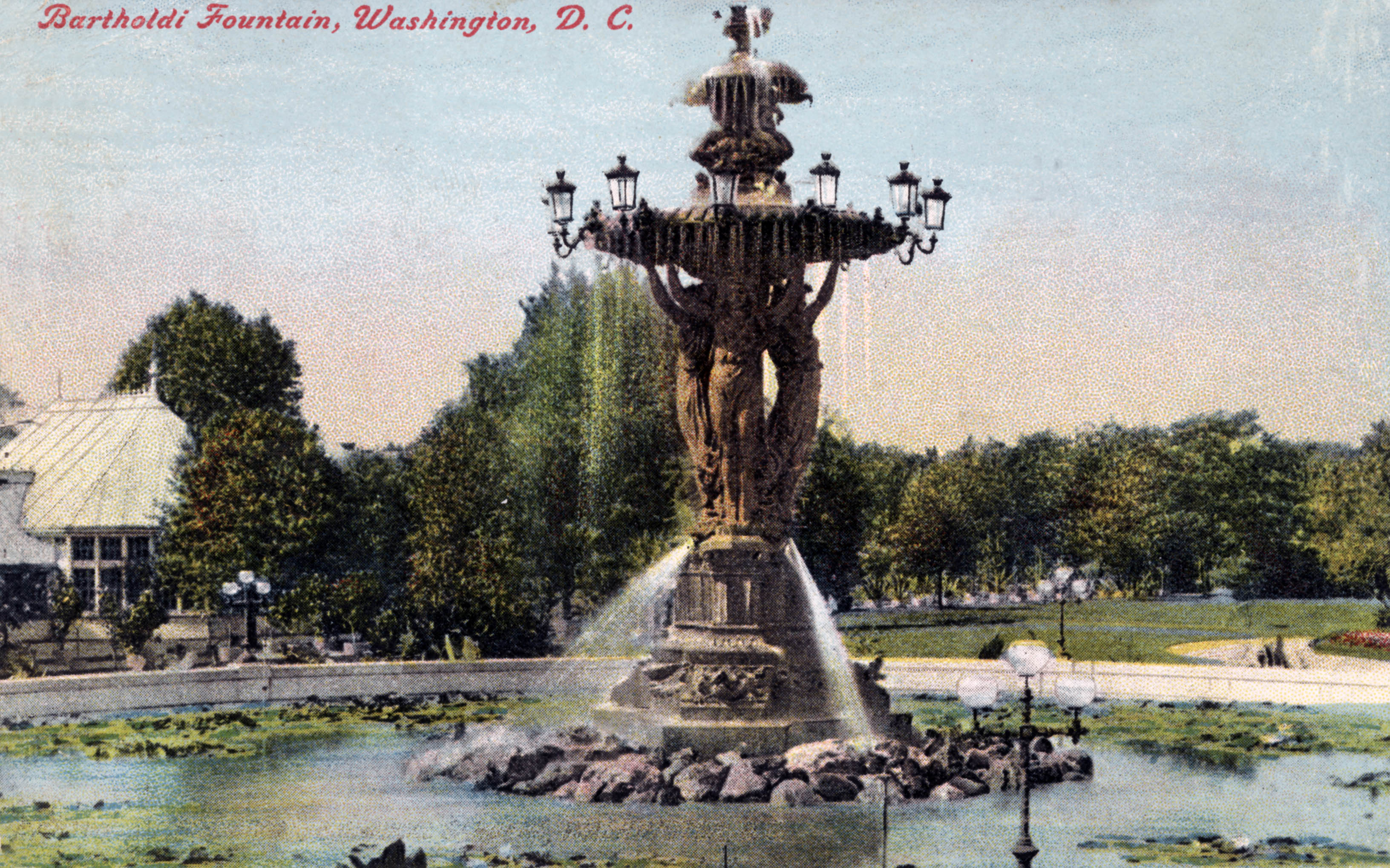 The Bartholdi Fountain, aka the Fountain of Light and Water