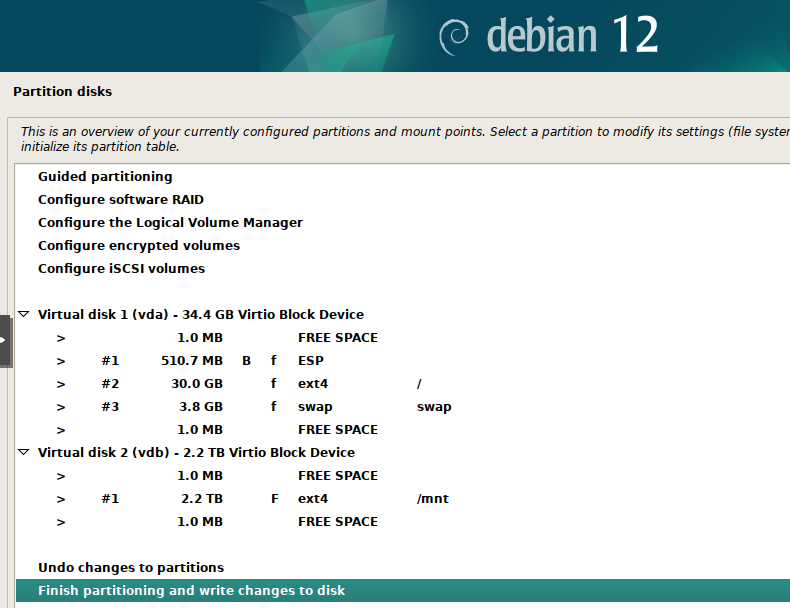 Installing a Debian 12 server in Proxmox - by Karl William