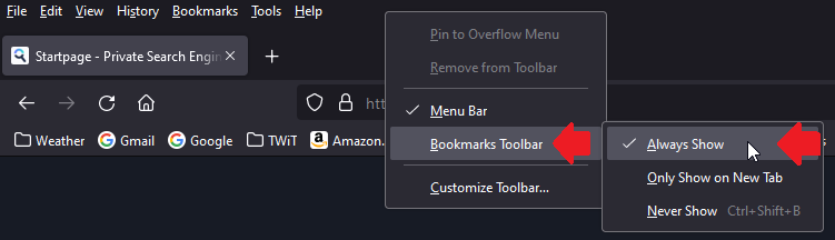 How to Add and Use the Bookmarks Toolbar in Firefox [Paid Subs]