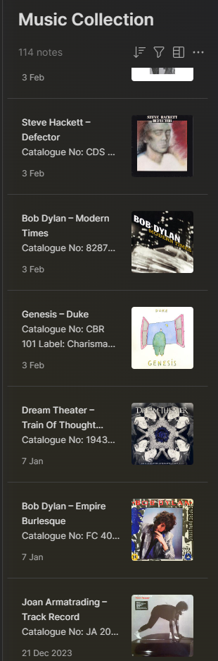 Catalogue your music collection using Evernote + Free Template