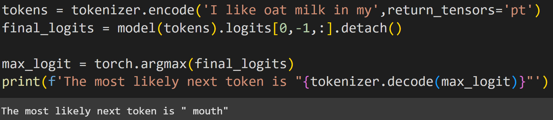 LLM breakdown 2/6: Logits and next-token prediction