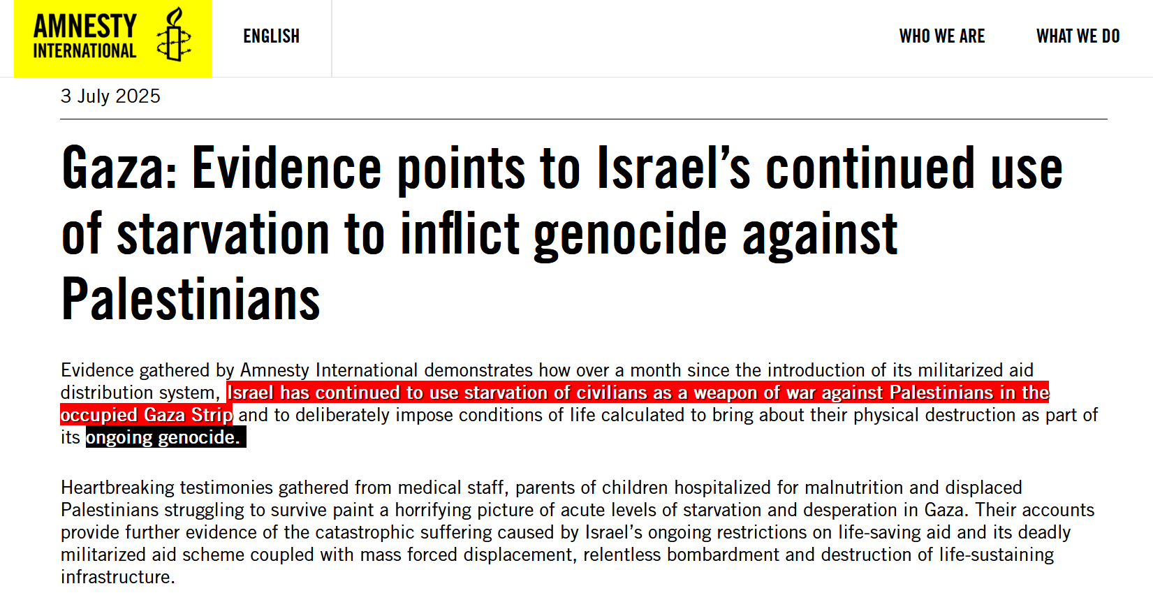 Israel is committing genocide in Gaza, UN commission says, as USA ...