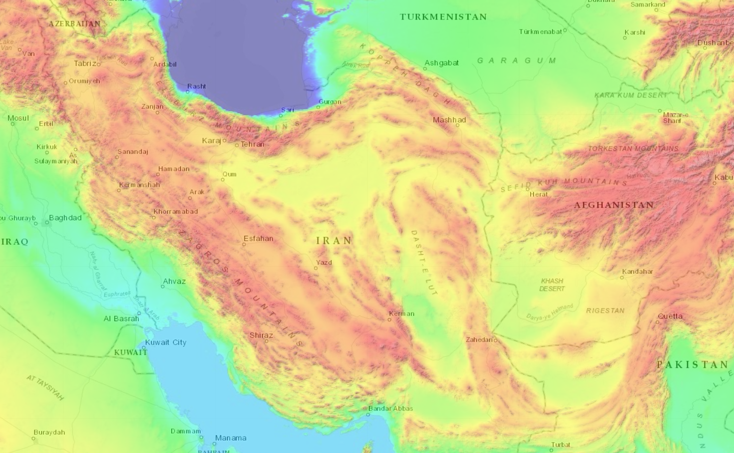 The Iranian Plateau - A Natural Fortress