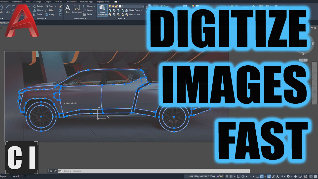How to Trace/Digitize Any Sketch or PDF in AutoCAD (The Smart Way)