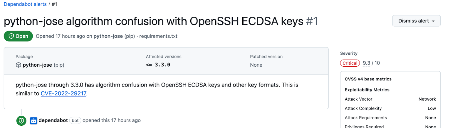 Dependabot in Github - by Surender Panchaksharam